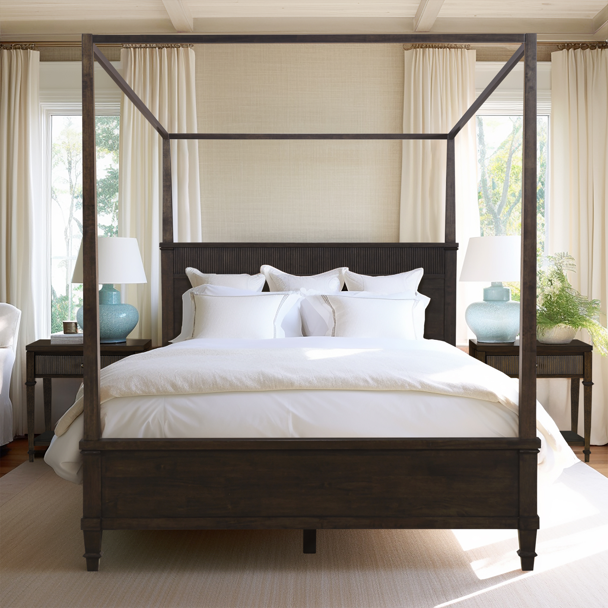 Martha Stewart Poster Bed Amazon.com: Martha Stewart Kenna Headboard,